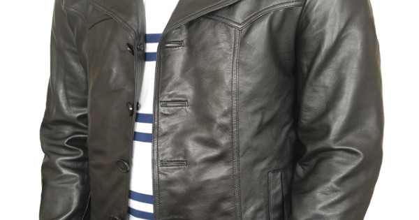 70s style Men's Leather Jacket - Dziner Jacket