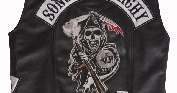 Sons of Anarchy Jax Teller Jacket With SOA Patches - Dziner Jacket