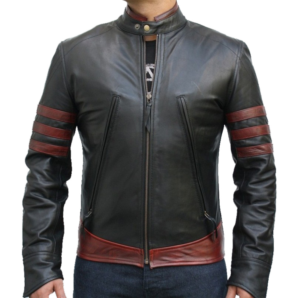 X - Men Origins Wolverine Black Movie Jacket - Dziner Jacket